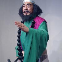 China Novel Character Sha Wujing Wax Sculptures Clay Super Realistic 178cm for sale