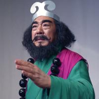 China Novel Character Sha Wujing Wax Sculptures Clay Super Realistic 178cm for sale