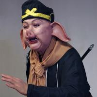 China Zhu Bajie Wax Sculptures Customized Realistic Wax Statue 175cm For Folk Stories for sale