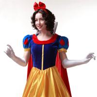 China Animation Character Elegant Realistic Wax Figures Snow White Sculpture 67.7inch for sale