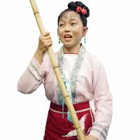 China Handmade Customized Chinese Traditional silicone statue Wax figure for Liu san jie for sale