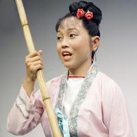 China Handmade Customized Chinese Traditional silicone statue Wax figure for Liu san jie for sale