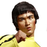China OEM Artificial Bruce Lee Wax Statue Figure 68.1 Inches ISO9001 for sale