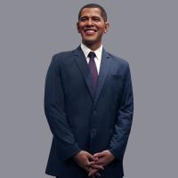 China Barack Obama President Wax Figures International Influential LifeSize Silicone for sale