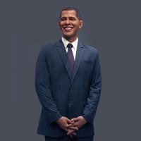 China Barack Obama President Wax Figures International Influential LifeSize Silicone for sale