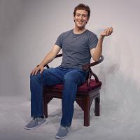 China Celebrity Mark Zuckerberg Wax Statue 1:1 Hyper Realistic Sculpture Silicone Rubber Statues for sale
