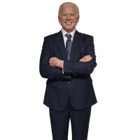 China Celebrities Joe Biden Wax Sculpture Silicone Statues For Museum for sale