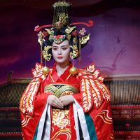 China Chinese Ancient Political 1:1 Wu Zetian Artistic Life Size Silicone Sculpture Wax Figure for sale