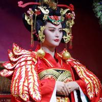 China Chinese Ancient Political 1:1 Wu Zetian Artistic Life Size Silicone Sculpture Wax Figure for sale