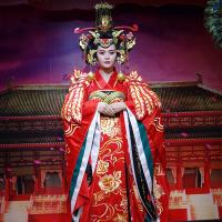 China Chinese Ancient Political 1:1 Wu Zetian Artistic Life Size Silicone Sculpture Wax Figure for sale