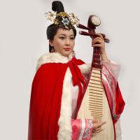 China Indoor Playground Realistic Life Size Silicone Rubber Statue For Wangzhaojun for sale