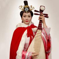 China Indoor Playground Realistic Life Size Silicone Rubber Statue For Wangzhaojun for sale