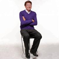 China Bill Gates Bespoke Sculpture Silicone Resin Wax Figure 59 Inches for sale