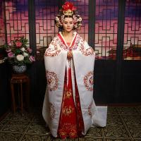 China Realistic Female Character Lifelike Full Size Ancient Emperor Wu Ze Tian Wax Statues for sale