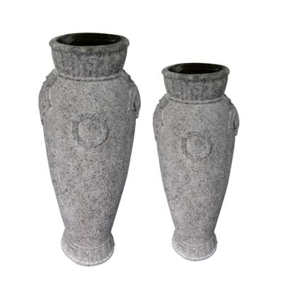 China Creative European FRP Flower Pots Indoor Tall Fiberglass Planters Retro Design Vases for sale