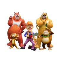 China Resin Fiberglass Garden Statues / Haunting Life Size Resin Bear Statues for sale