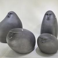 China Craft Clay Large Resin Plant / Gray Outdoor Garden Flower Pots ISO9001 for sale