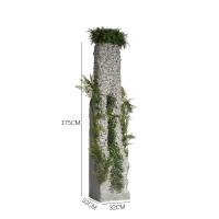 China Air Dried Fiberglass Flower Planters Modern Hotel Flower Pot ISO 9001 for sale