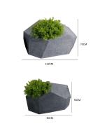 China Large Resin Craft FRP Flower Pots Decor Modern Irregular for sale