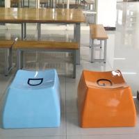 China Keyboard FRP Sculpture Customized Fiberglass Modern Stool Chair Garden Home Set for sale