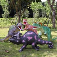 China Garden Lifelike Dinosaur Custom Fiberglass Statues 120*80*55cm for sale