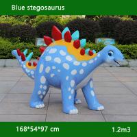 China Park Jumbo Realistic Dinosaur Figures / Jurassic Dinosaur Garden Statue Fiberglass Sculpture for sale