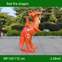 China Park Jumbo Realistic Dinosaur Figures / Jurassic Dinosaur Garden Statue Fiberglass Sculpture for sale