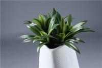China Solid Fibreglass Plant Large Green Planter Pots For Hotel Decoration 3pcs/Set  49*45*90cm for sale