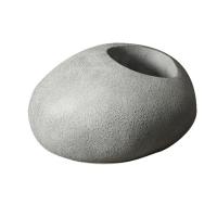 China Hand Carved Nordic Style Flower Pot  Fiberglass Garden Vase Planter 124*99*55cm for sale