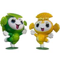 China Leaves Image Fiberglass Garden Statues / Outdoor Landscape FRP Animal Statue for sale