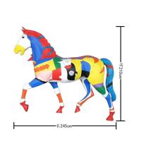 China Fiberglass Resin Horse Statue Pegasus ODM Cartoon Animal Statue Decoration for sale