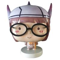 China Creative FRP Sculpture Cartoon Cute Mascot Life Size Resin Statues for sale