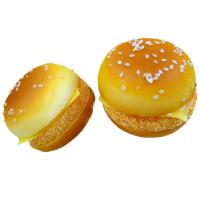China Handmade Fiberglass Realistic Fake Food 1:1 Fake Food Small Hamburger 3D Model Food For Party for sale