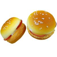 China Handmade Fiberglass Realistic Fake Food 1:1 Fake Food Small Hamburger 3D Model Food For Party for sale