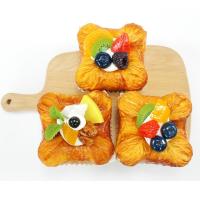 China Lifelike Realistic Fake Food ODM 1:1 Fake PVC Bread 3D Model For Photo Popular for sale