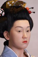 China Customize Life Size Geisha Wax Figure For Museum Art Exhibition for sale