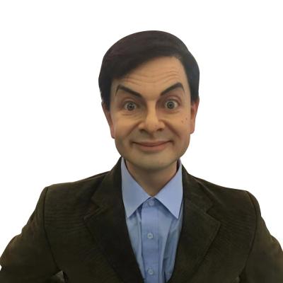 China Handwork Modern Statue Celebrity Wax Sculptures Of Mr Bean For Museum for sale