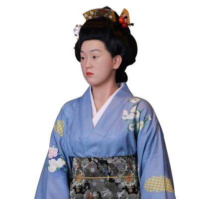 China Customize Life Size Geisha Wax Figure For Museum Art Exhibition for sale
