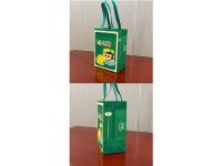 China Fully automatic non-woven cross-cutting and ironing bag-making machine with online handle attachings for sale