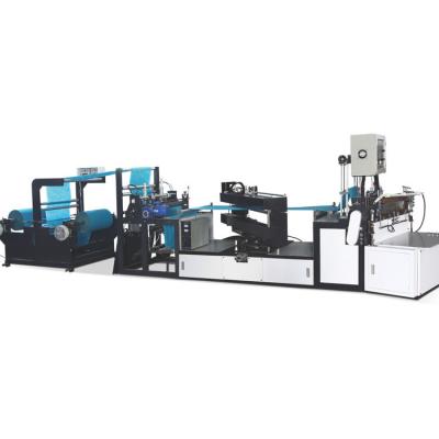 China New type automatic flower bag making machine triangular bag plastic products up and down punching for sale