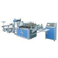 China New type automatic flower bag making machine triangular bag plastic products up and down punching for sale