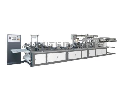 China High Speed Fully Automatic Non Woven Zipper Bag Making Machine D Cut  18KW for sale