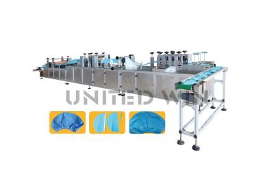 China Fully Automatic Surgical Non Woven Doctor Cap Making Machine Ultrasonic Welding 8.5KW for sale