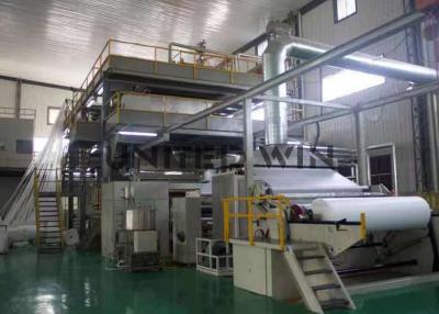 China 2.4m 1.6 Meter Double Beam Spunbond Nonwoven Machinery Manufacturers Disposable Garment for sale