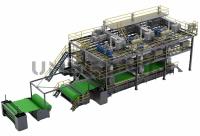 China SMS 2400mm PP Spunmelt Nonwoven Fabric Production Line Spunbond Meltblown Nonwoven Making Machine for sale