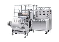 China 100-140 PCS/Min Disposable Non Woven Plastic Shoe Covers Machine for sale