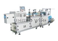 China Servo Adjustable Non Woven Strip Cap Making Machine 110-130 PCS/Min for sale