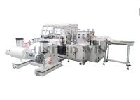 China Non Woven Circular Elastic Arc Industrial Glove Making Machine With Elastic 80 Pcs/Min for sale