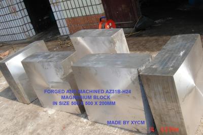 China Forged Magnesium Alloy Slab AZ61 AZ80 AZ91 AM60 400x960x2500mm Cut to Size for sale