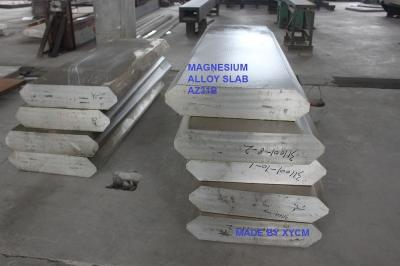 China ASTM Standard Homogenized Magnesium Alloy Slab AZ31 AZ80 AZ91 AM60 Cut to Size for sale